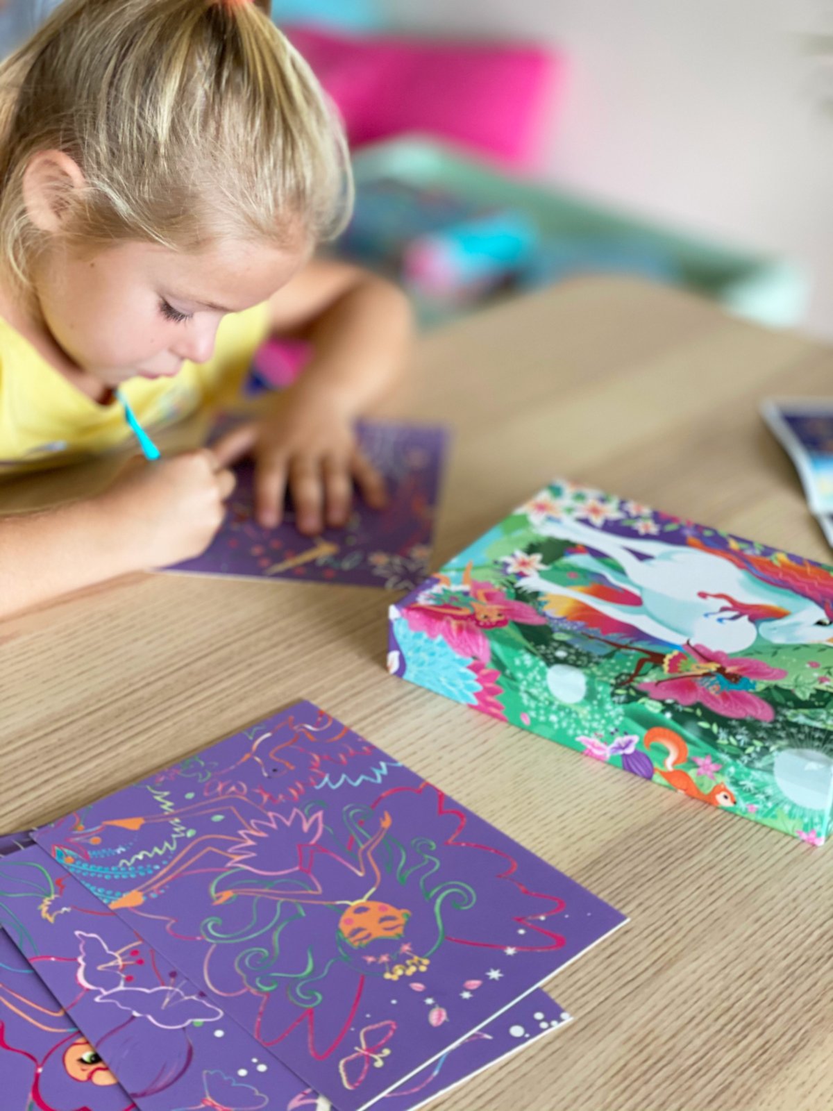 SCRATCH ART - Scan Style - Kids